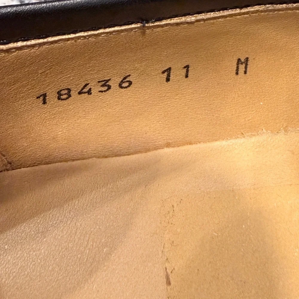 Magnanni | Shoes | Magnanni Black Leather Bit Loafers Mens 1 M Apron ...